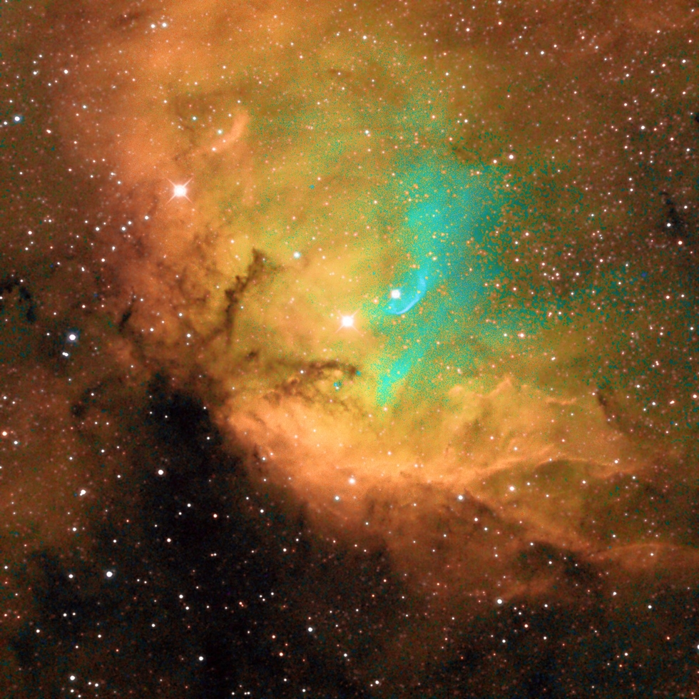 The Tulip Nebula in SHO | Telescope Live